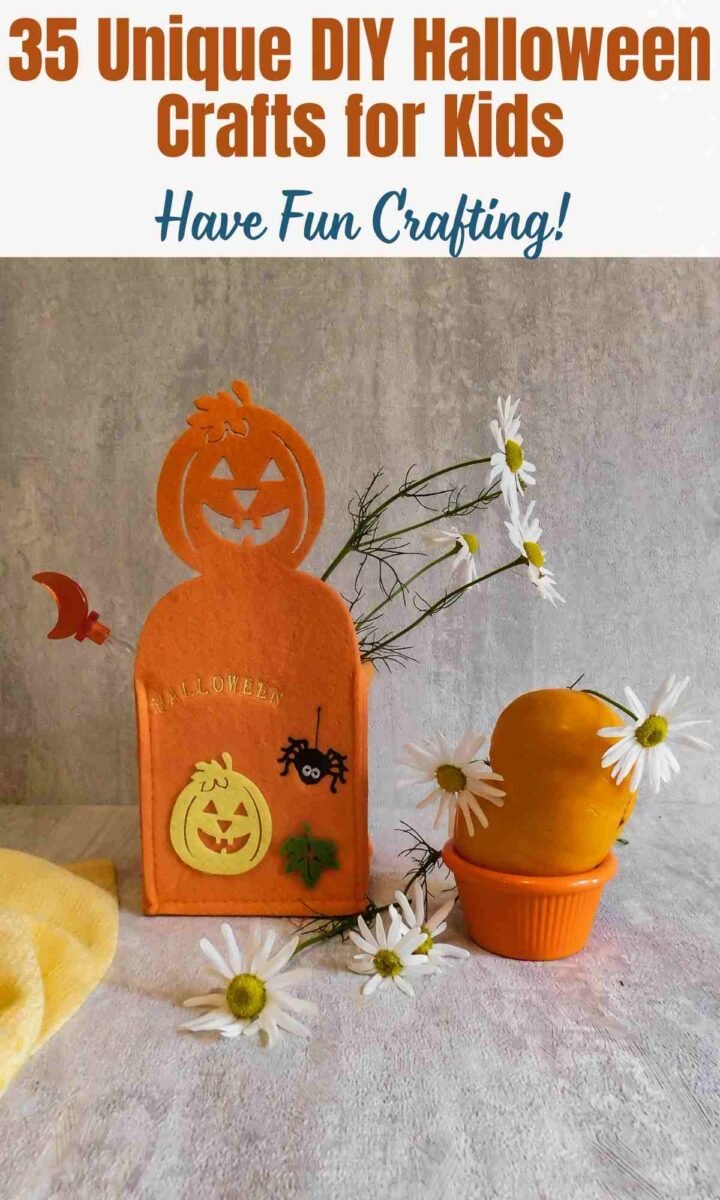35 Unique DIY Halloween Crafts For Kids - Have Fun Crafting!