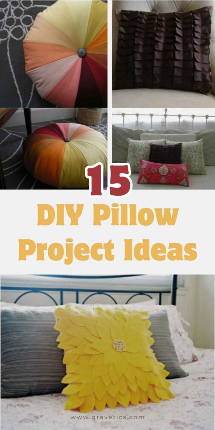 25 DIY Pillow Project Ideas That Bring You Closer To Your Pillows