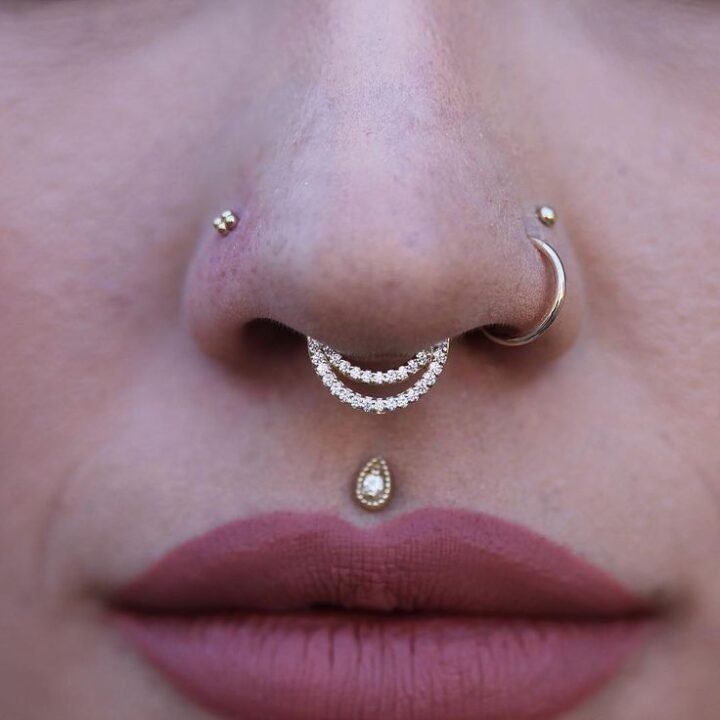 40 Philtrum Piercing (Medusa Piercing) Ideas For The Stylish You ...