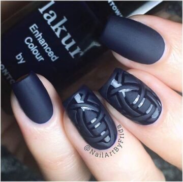 30 Eye-Catching Matte Nail Art Design Ideas For This Weekend
