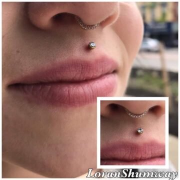 40 Philtrum Piercing (Medusa Piercing) Ideas For The Stylish You ...