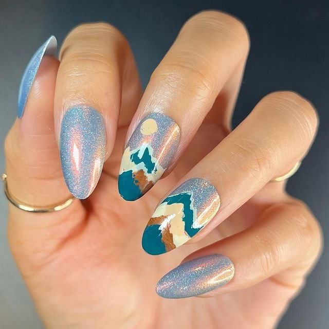 25 Funky Winter Nail Designs To Try This Season