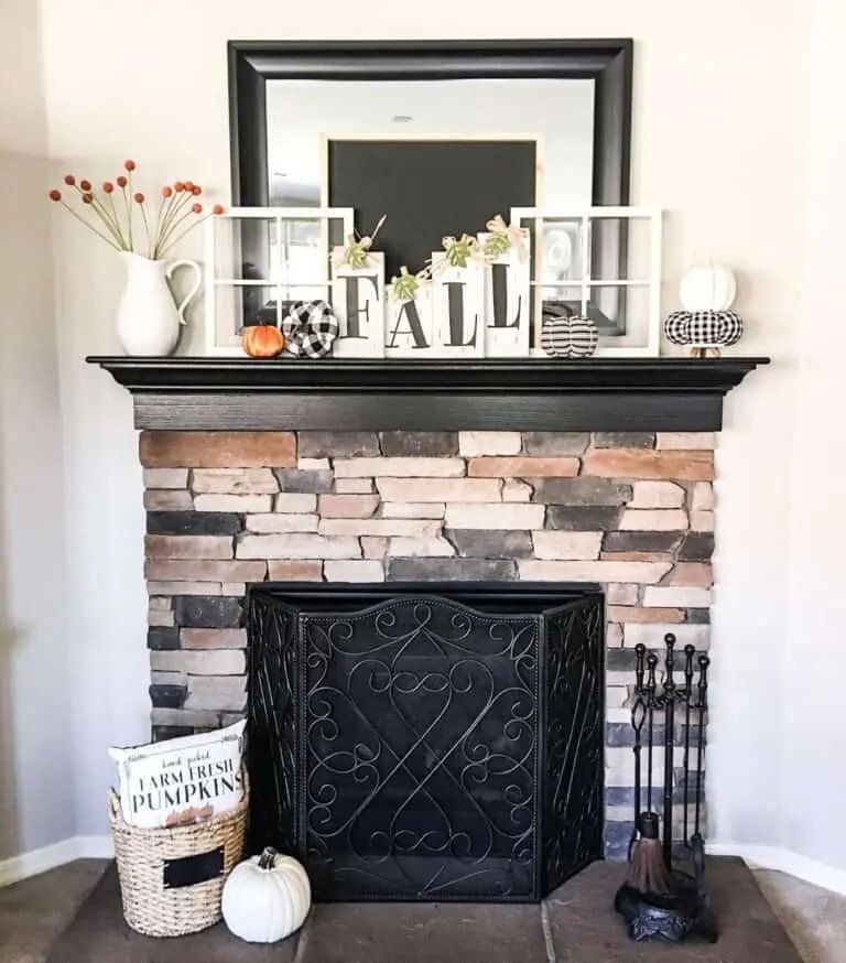 25 Best Fall Fireplace Decor Ideas For A Warm Autumn Aesthetic