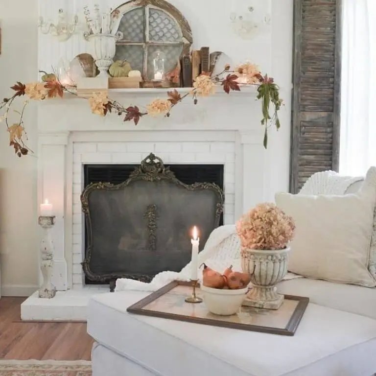 25 Best Fall Fireplace Decor Ideas For A Warm Autumn Aesthetic