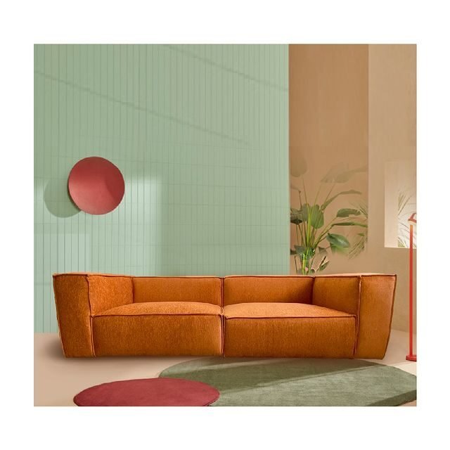 15 Beautiful Orange Couch Designs For Modern Homes