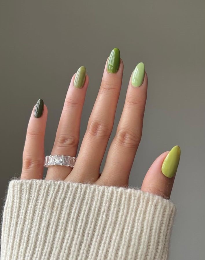 25 Chic And Trendy Matcha Latte Nail Art Inspiration