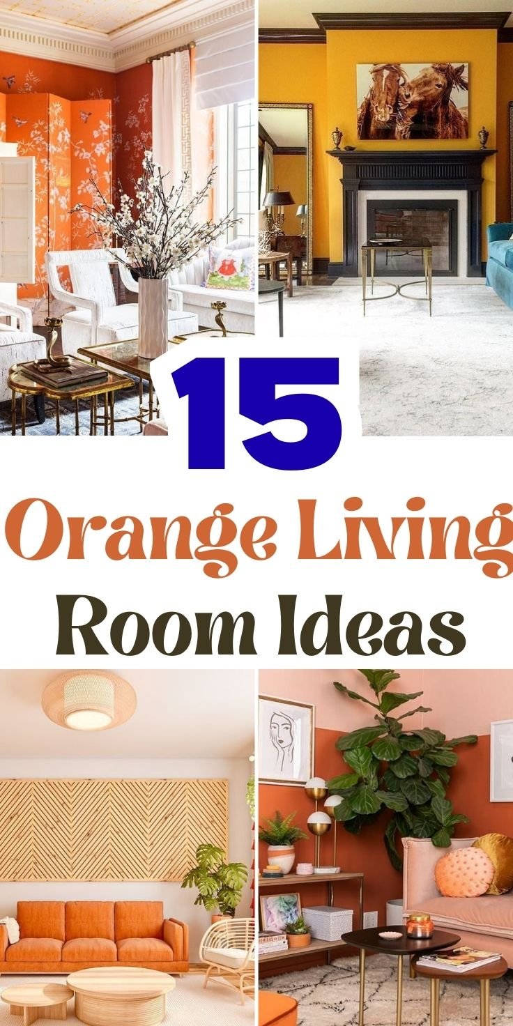15 Orange Living Room Ideas For A Warm And Inviting Home