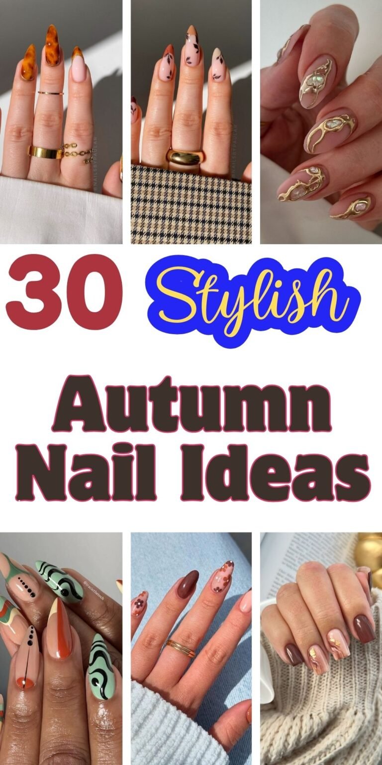 30 Autumn Nail Ideas For A Cozy Fall Look