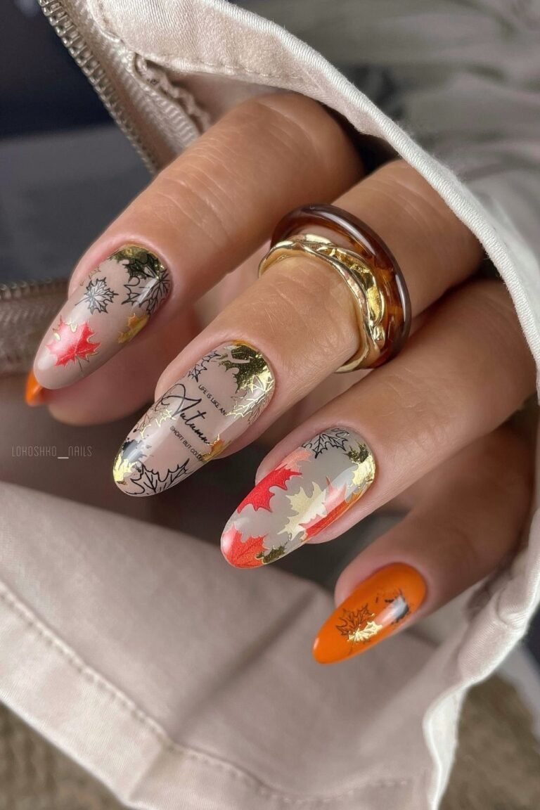 30 Autumn Nail Ideas For A Cozy Fall Look